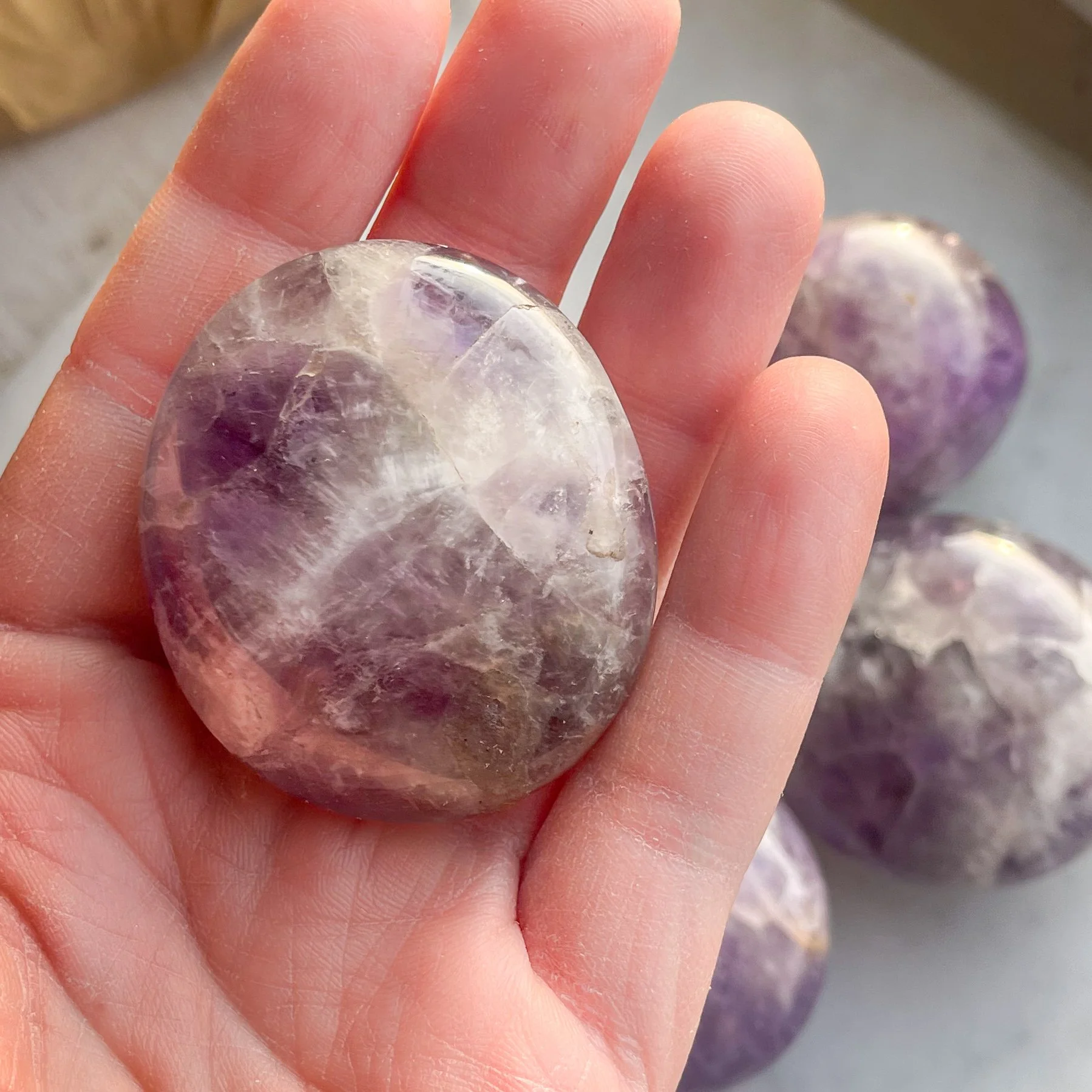 Labradorite Palm Stones | Transformation — Ivy+Light