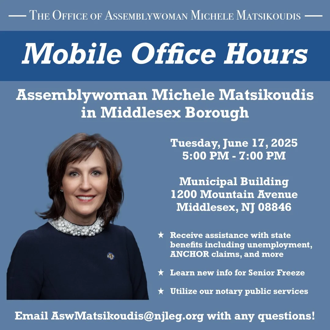 Save the Date: Asw. Michele Matsikoudis in Middlesex Borough — Middlesex Borough