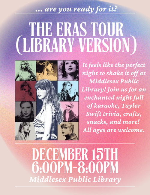 Library: Read, Play, and Sing in 2024 — Middlesex Borough