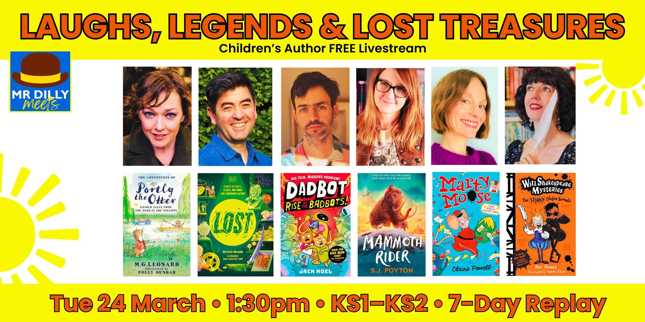 Mr Dilly Meets – Live Online Children’s Author Events for Primary ...