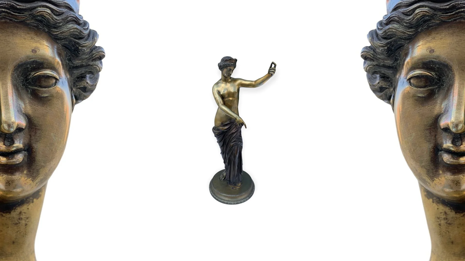 Bronze sculpture depicting the Venus of Capua — Vivioli Arte Antica