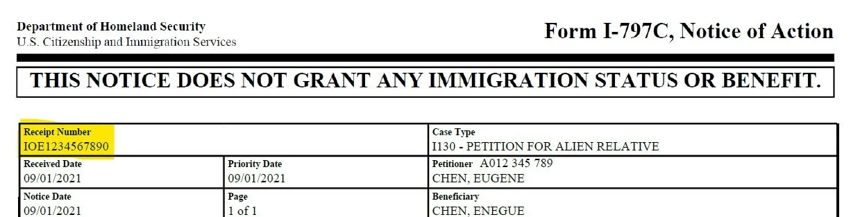 如何查看移民局案件进度 — Eugene Chen Law