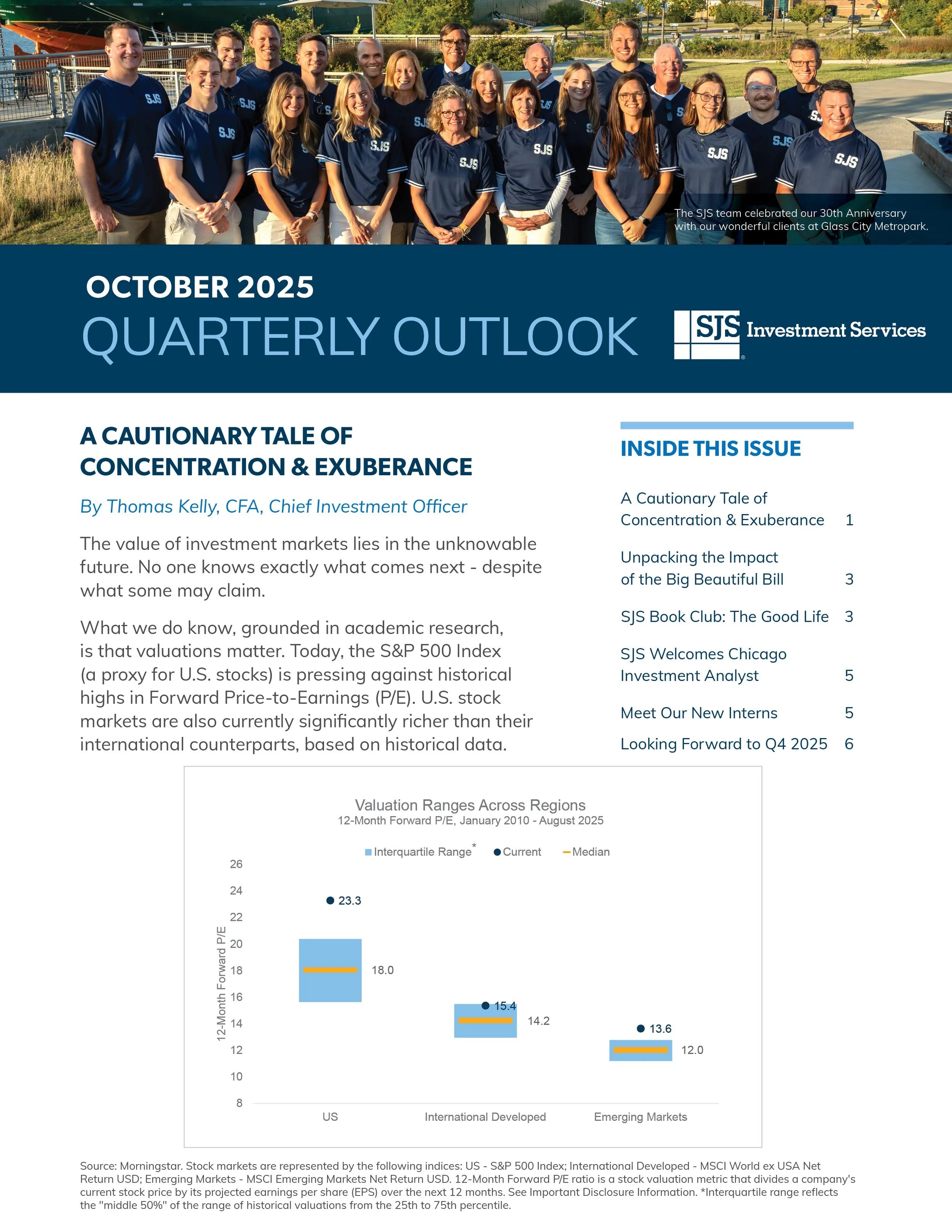 SJS Quarterly Outlook: October 2025 | SJS Investment Services