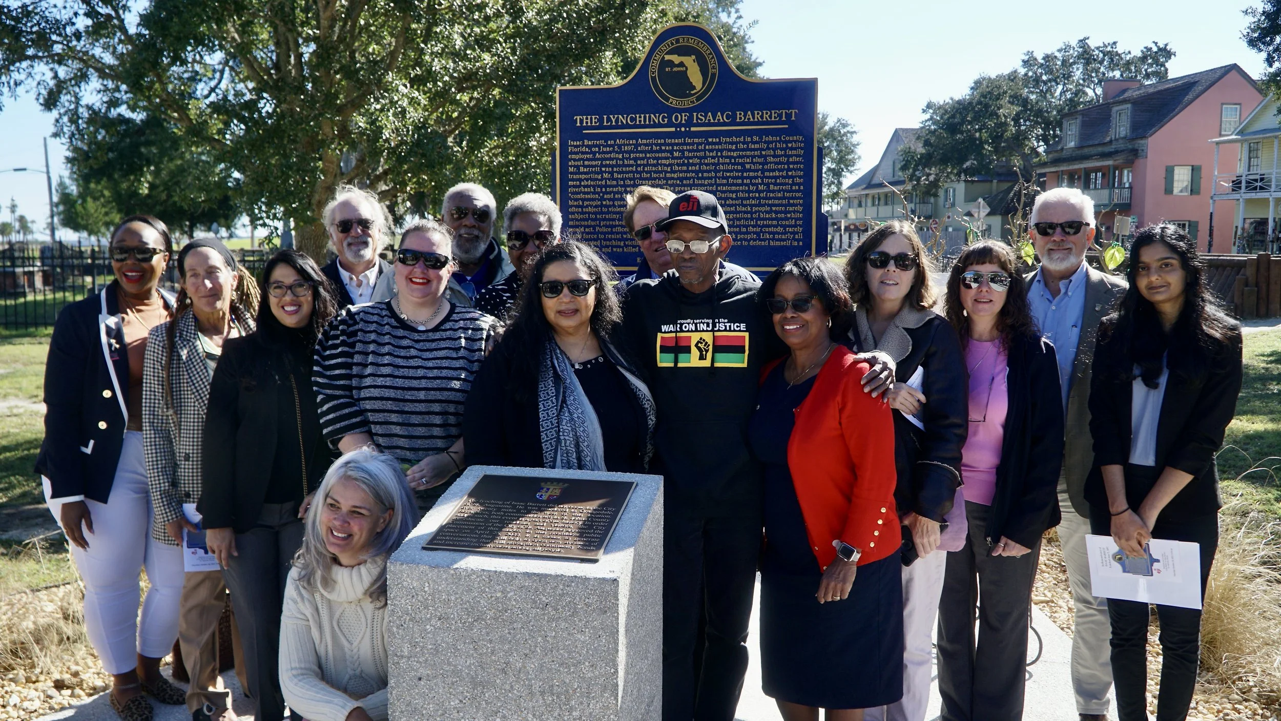 Isaac Barrett marker installed at Visitor’s Center — www ...