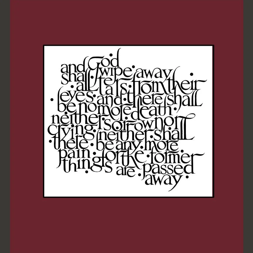 Sympathy — Scripture and design Podesta calligraphy Text and design ...