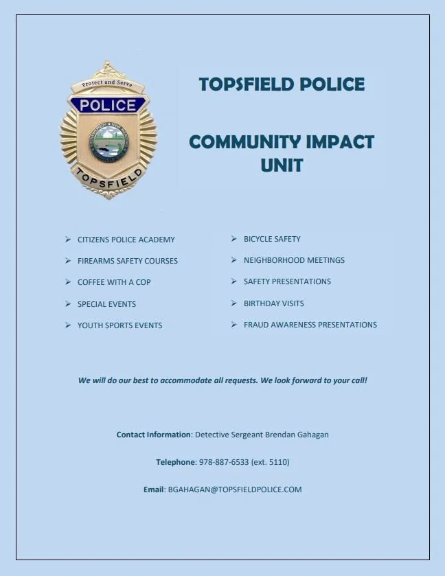 News — Topsfield Police Department