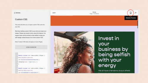 Showing Custom Sections for Different Screen Sizes — Assisted by Anna