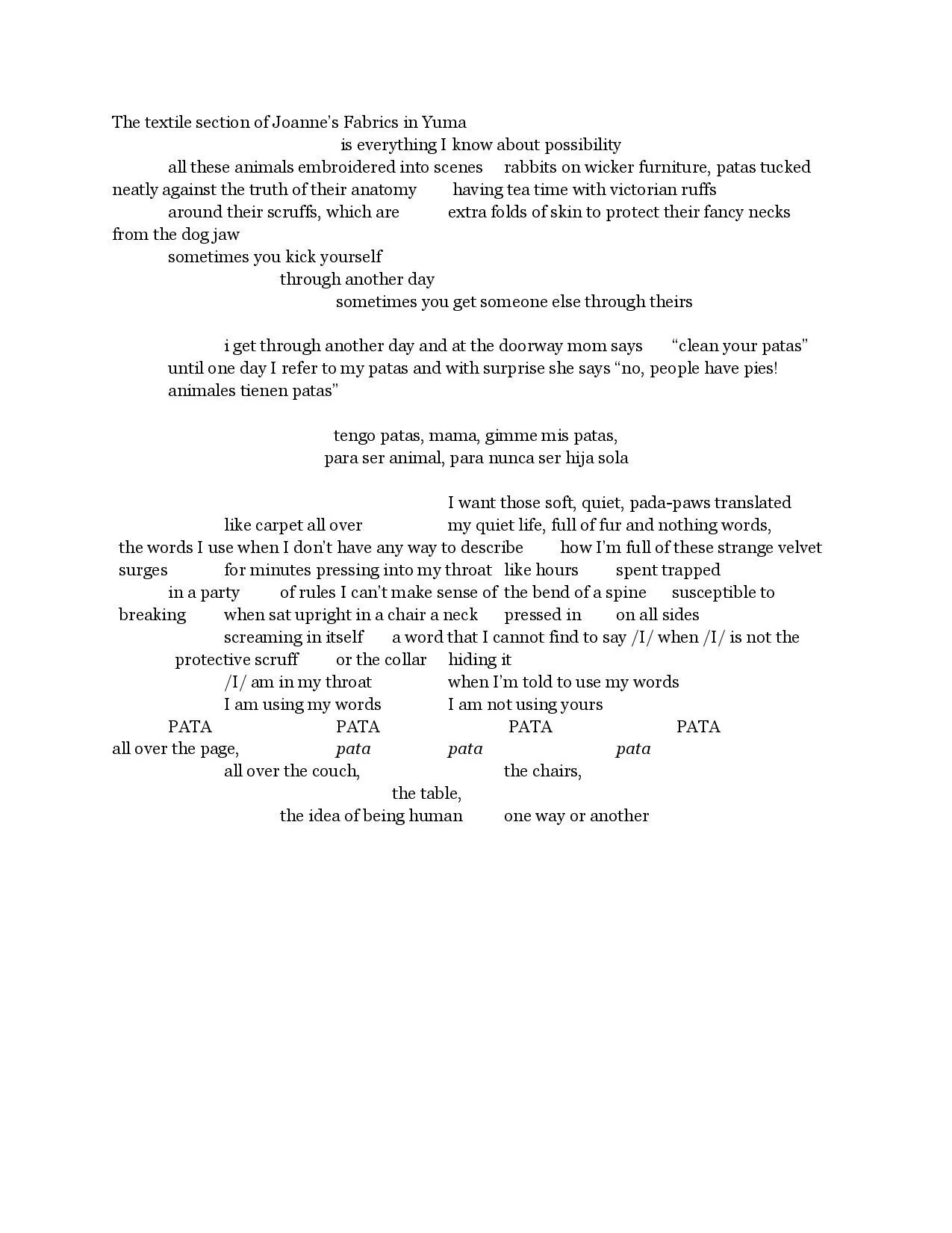 Poetry - Emma Stewart — Stone of Madness Press