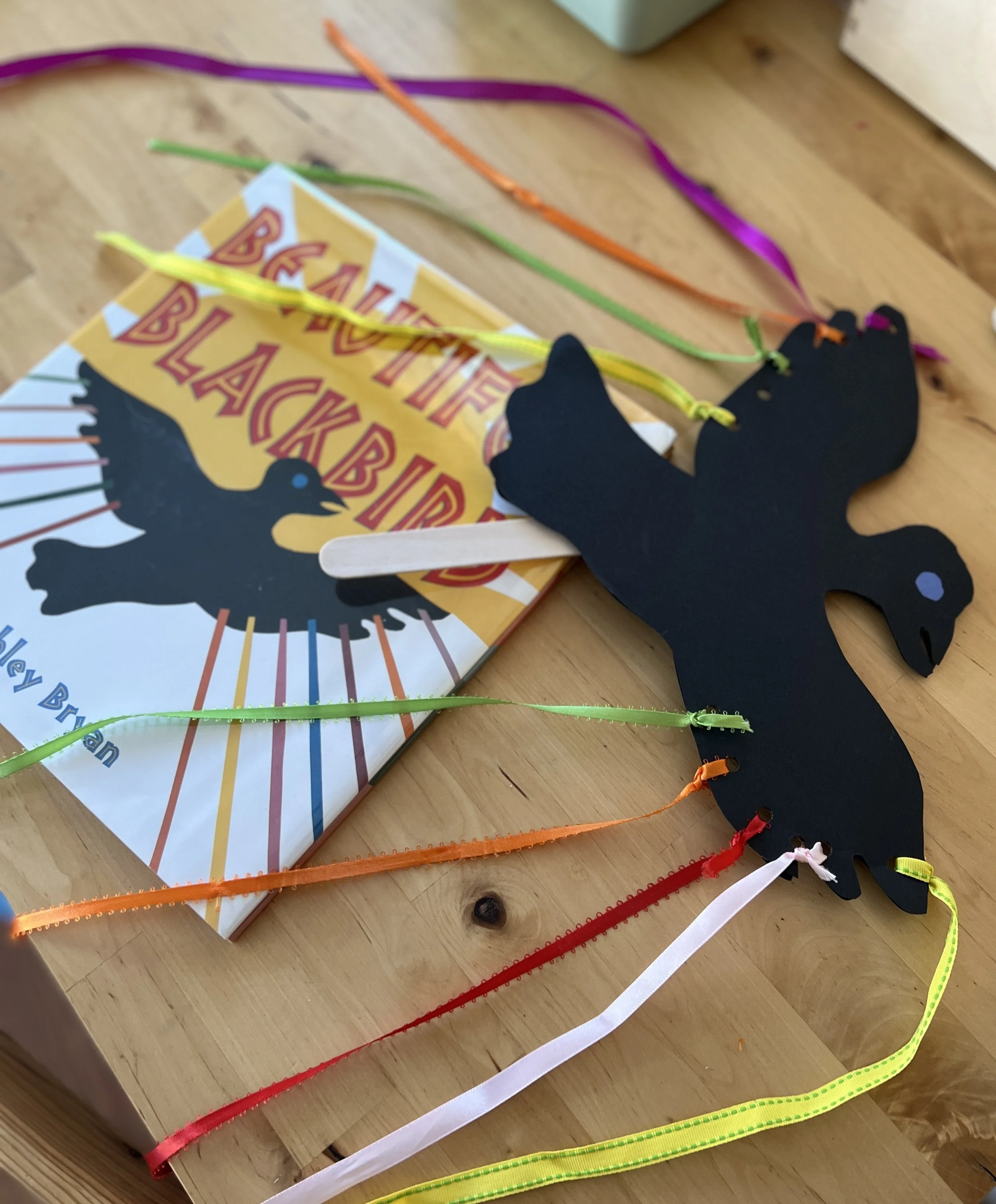 Beautiful Blackbird Template- FREE- Ashley Bryan Craft — Teach for the ...