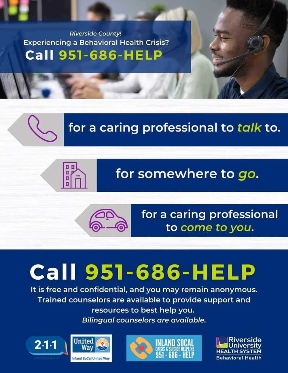 Inland SoCal Crisis Helpline — Inland SoCal United Way
