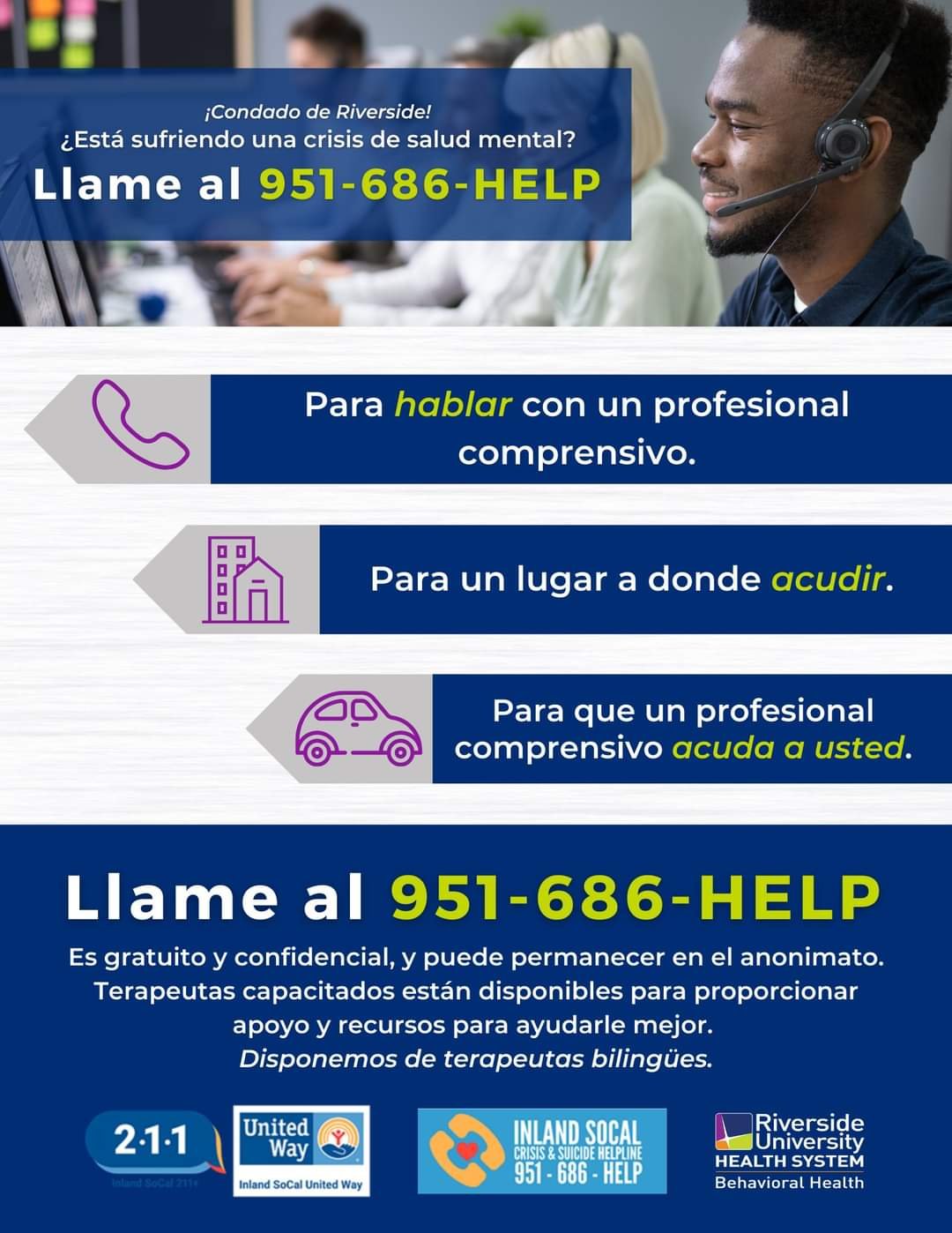 Inland SoCal Crisis Helpline — Inland SoCal United Way