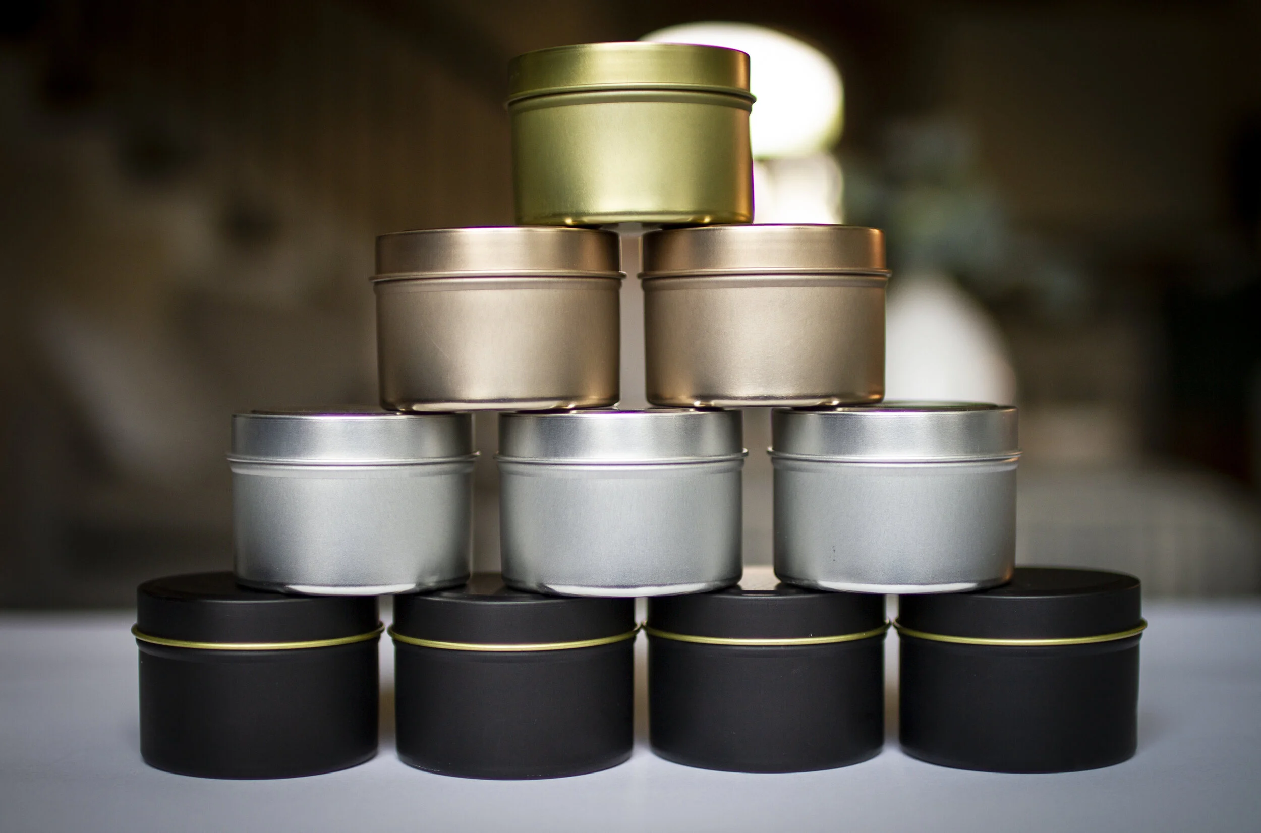 VARIETY TIN CANDLES