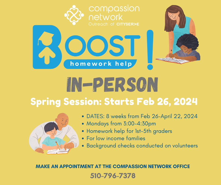 Boost Homework Help — Compassion Network