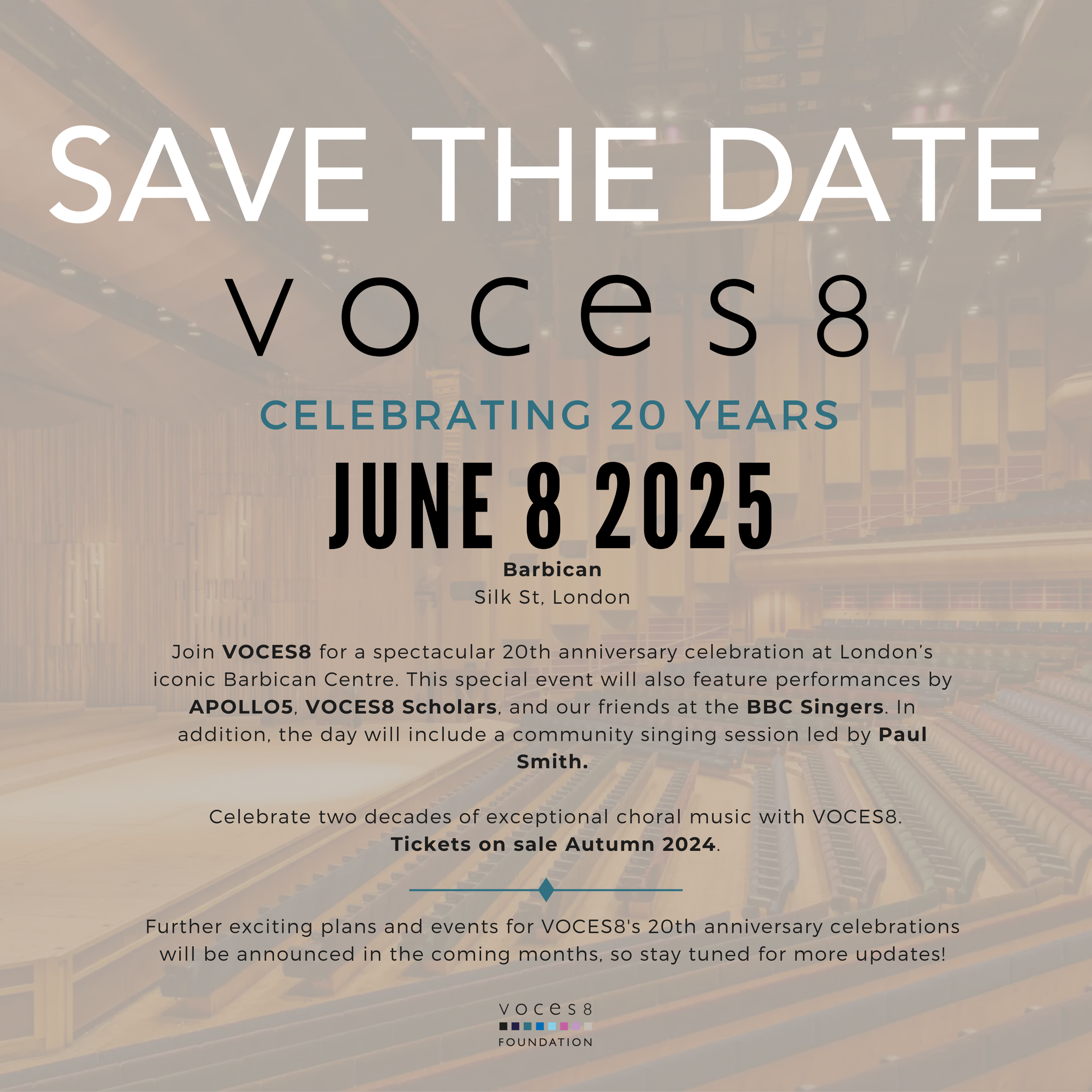 News — VOCES8 - A Choral Ensemble