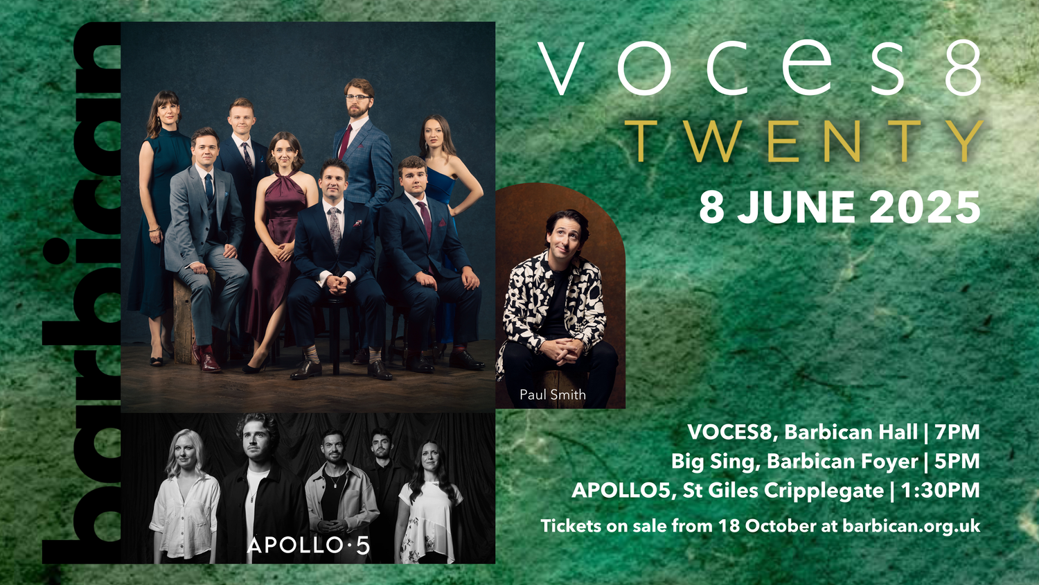 VOCES8 is turning TWENTY this season! — VOCES8 - A Choral Ensemble