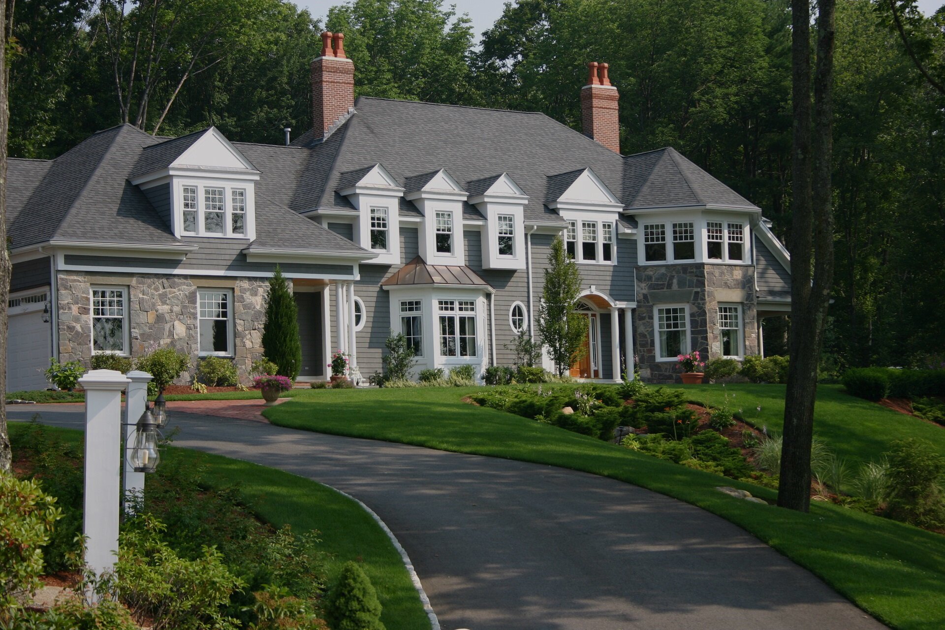 Weston, MA Landscaping, Landscape Design, Paver Patio, Outdoor Kitchens ...