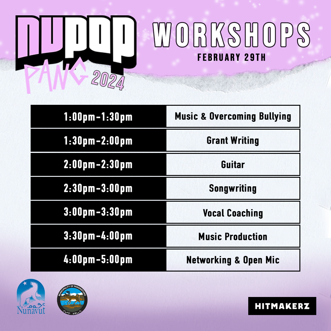 NUPOP showcase stops by Pangnirtung