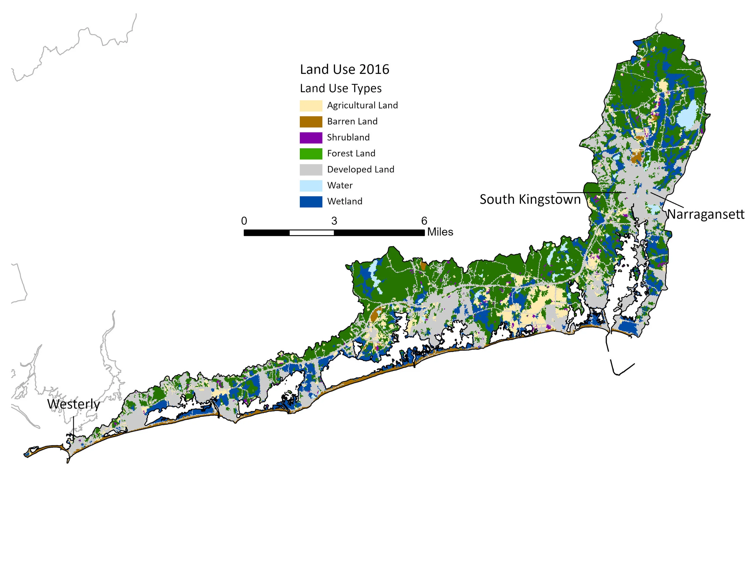 Tracking Land Use Change Around the Rhode Island Coastal Salt Ponds ...