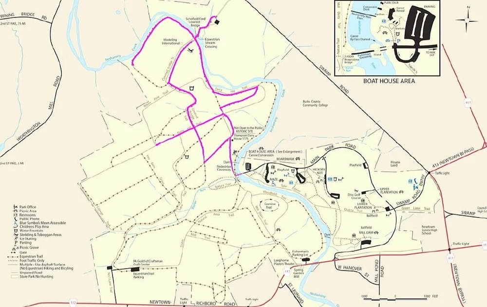 May 1, 2021 - Tyler State Park, PA — Highlight Hiker