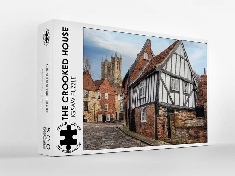 500 Piece Jigsaw - The Crooked House Lincoln (Larger Pieces) — Andrew ...
