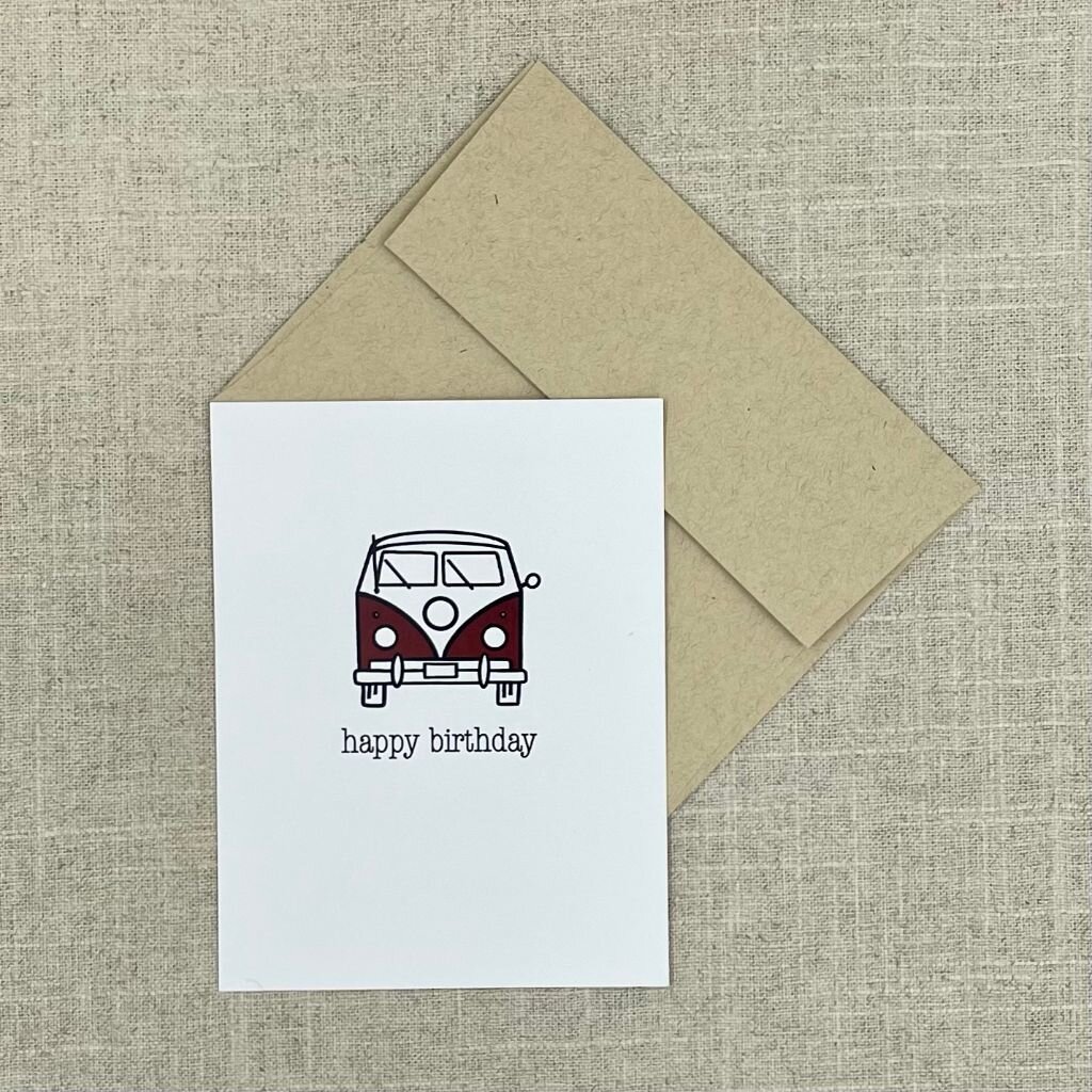 Greeting Card 2991 Bike Happy Birthday — Paper Moon Shop