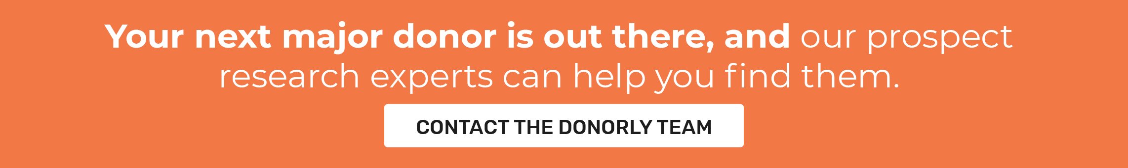 Donorly — Finding Major Donors: How to Identify & Secure Major Gifts