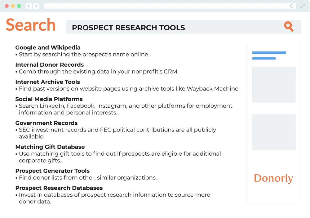 Donorly — Prospect Research Guide: Everything Nonprofits Need to Know