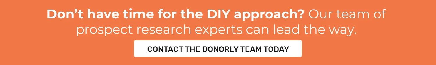 Donorly — Prospect Research Guide: Everything Nonprofits Need to Know
