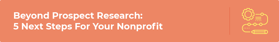 Donorly — Prospect Research: Everything Nonprofits Need to Know