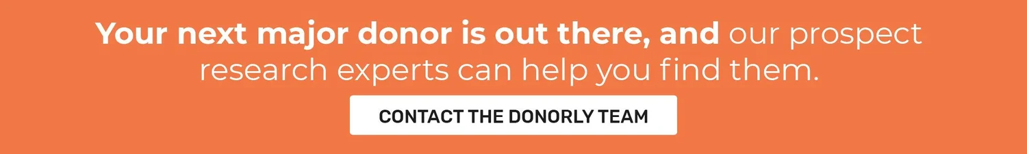 Donorly — Designing a Major Gifts Strategy: Steps for Small Nonprofits