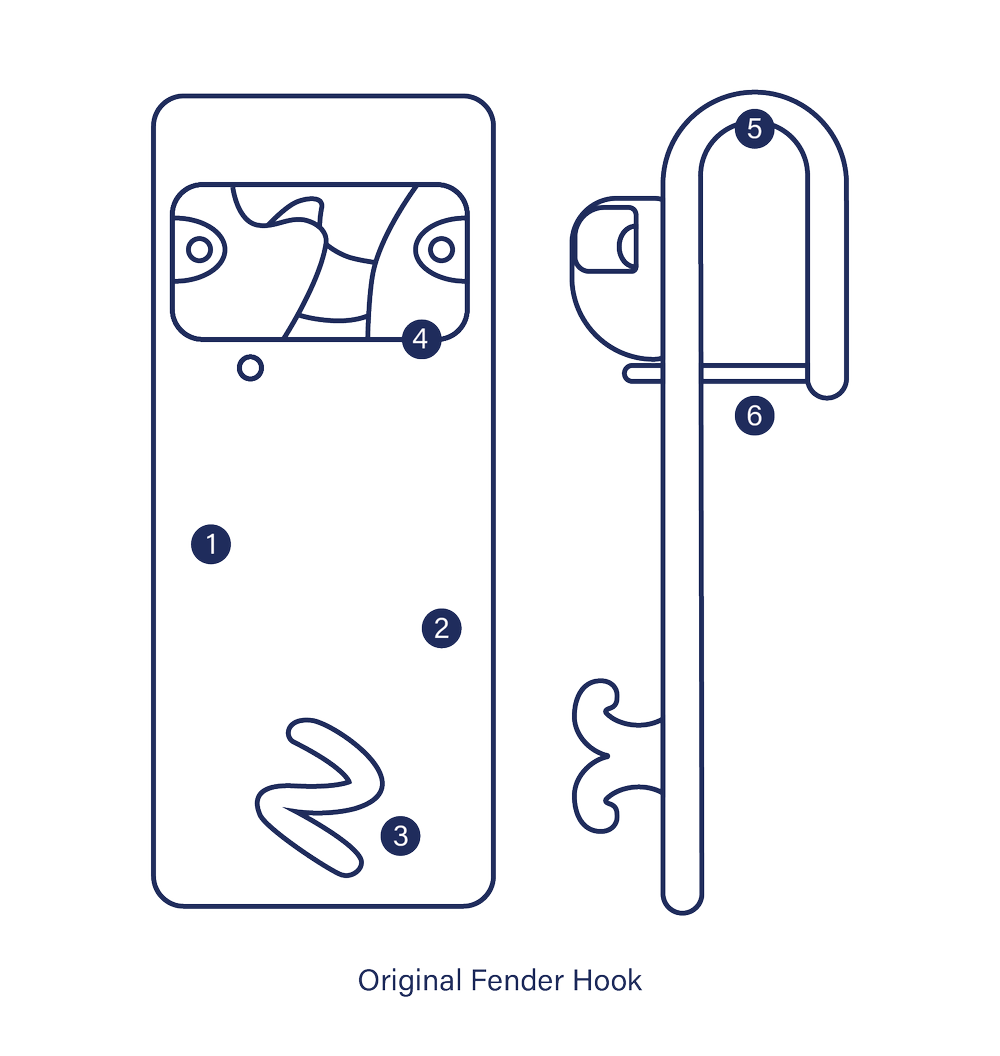 High Quality Standard Sized Yacht Fender Hooks and Hangers | Yacht ...