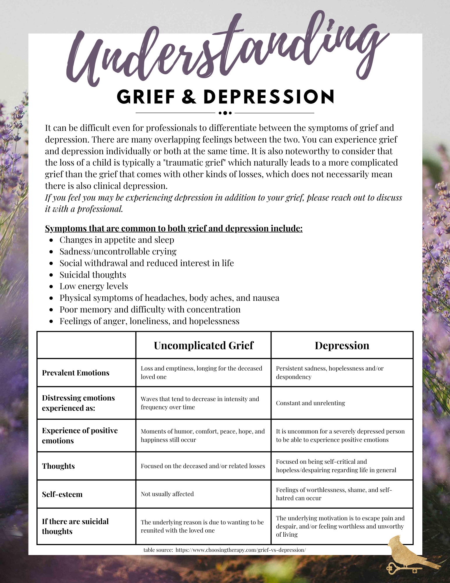 Grief Related Anxiety — Red Bird Ministries