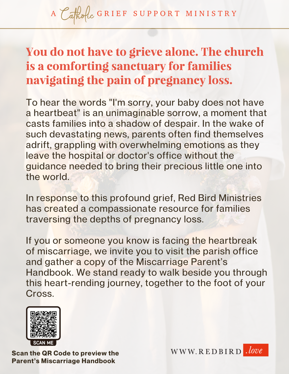 Miscarriage Parents Handbook - At Home Delivery — Red Bird Ministries