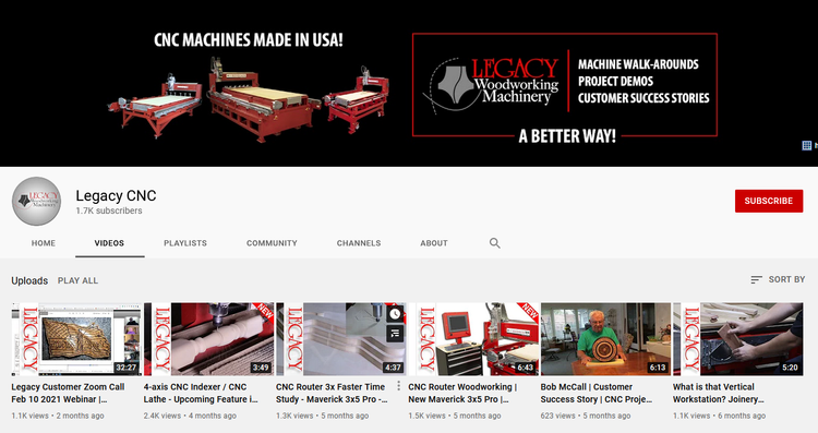 Learn Legacy Woodworking Machinery CNC — Learn Your CNC