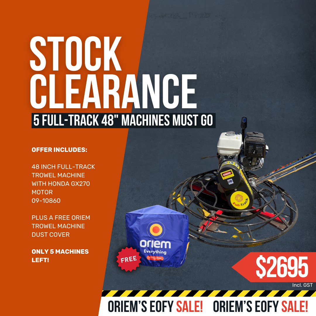 Monthly Promotions — Oriem, Everything Concrete Construction