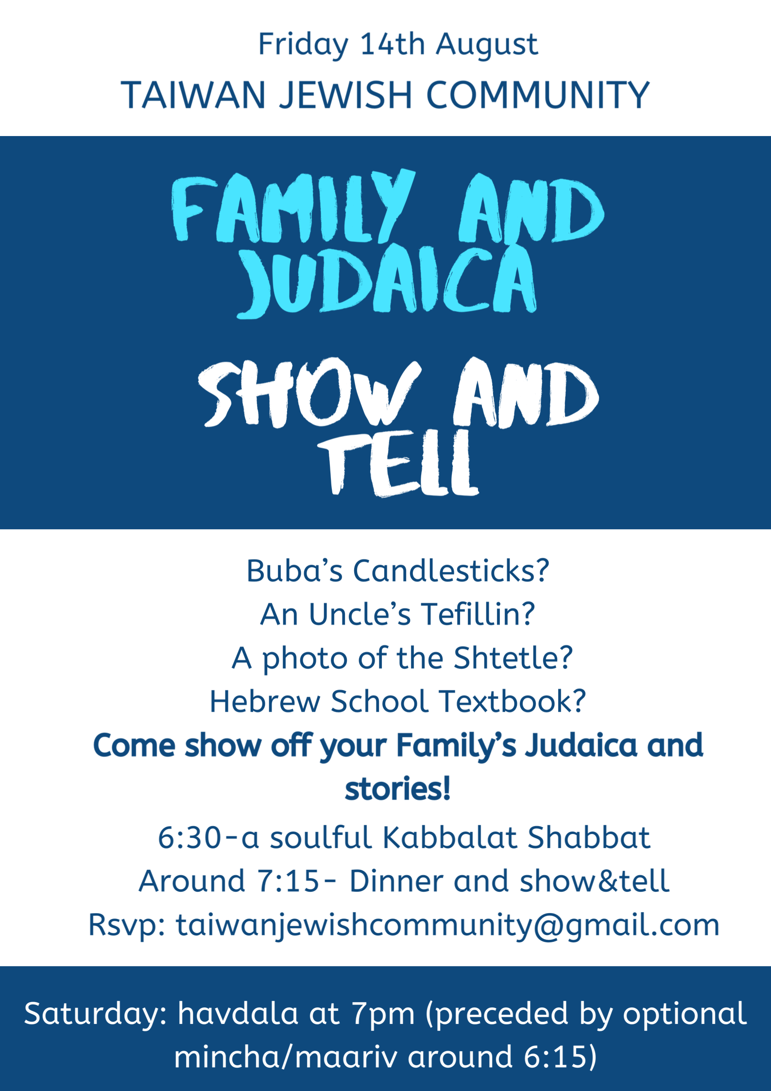 The Taiwan Jewish Community