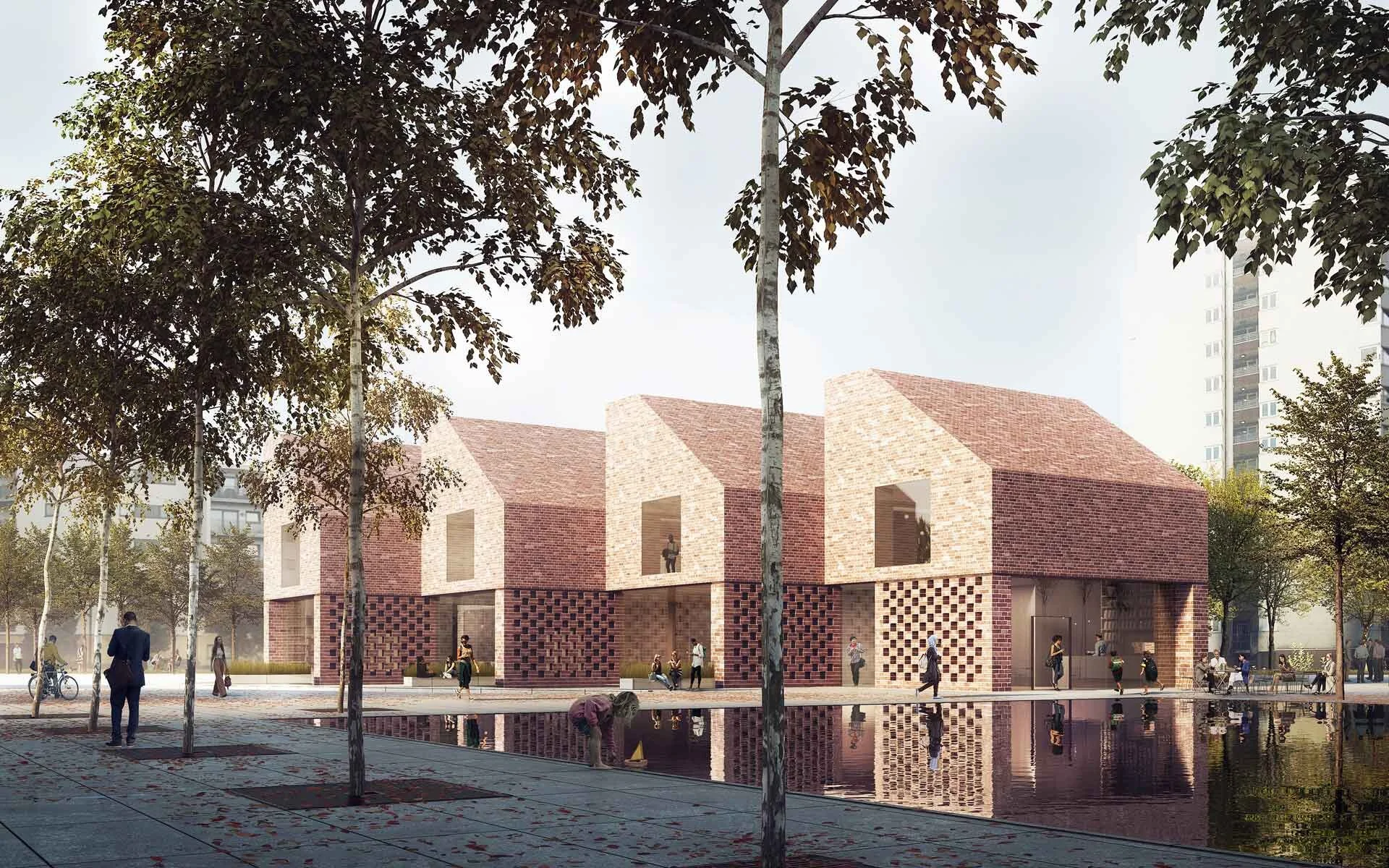 The Southmere Village Library — Reiulf Ramstad Arkitekter