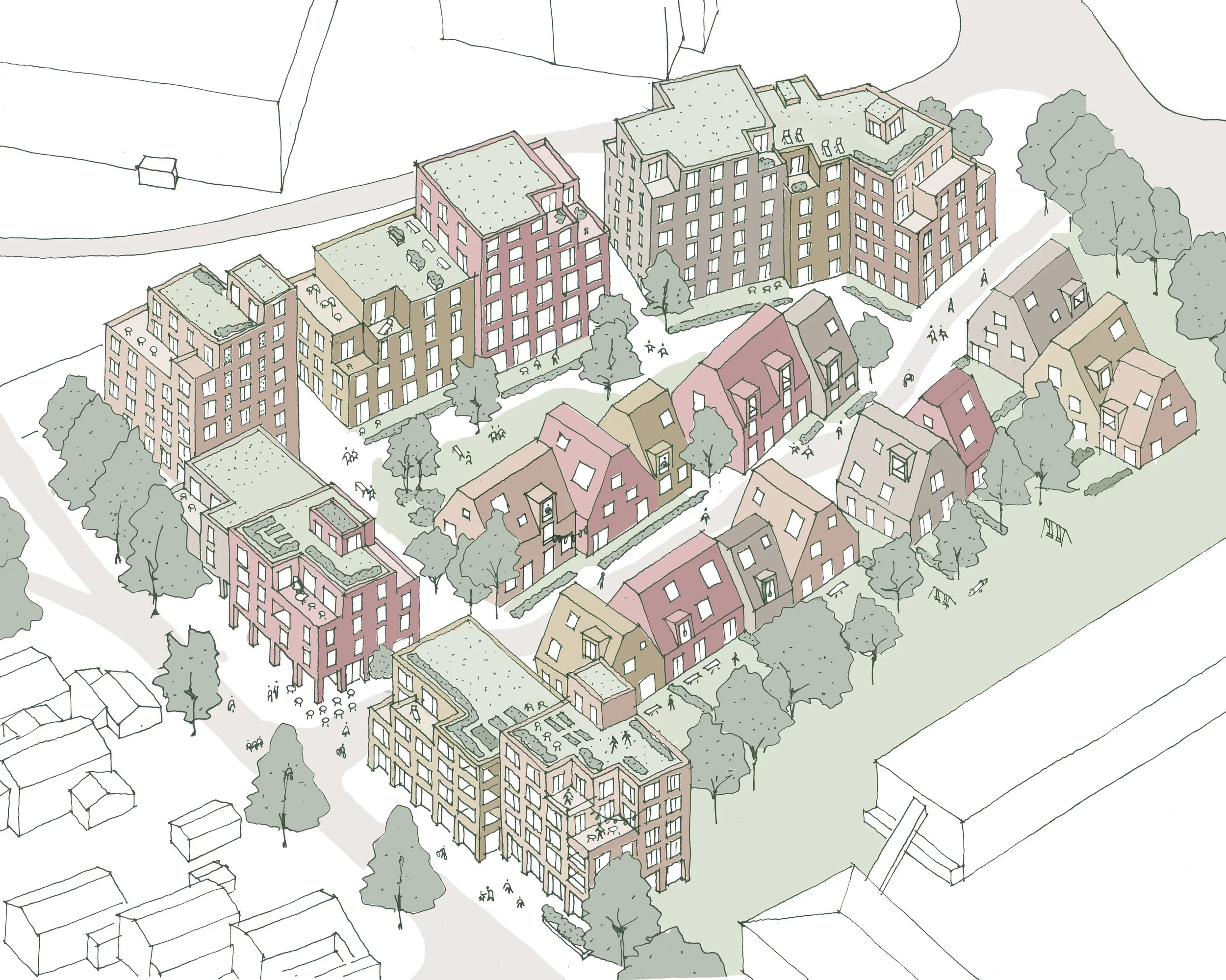 Hovseter Gardens — Reiulf Ramstad Arkitekter