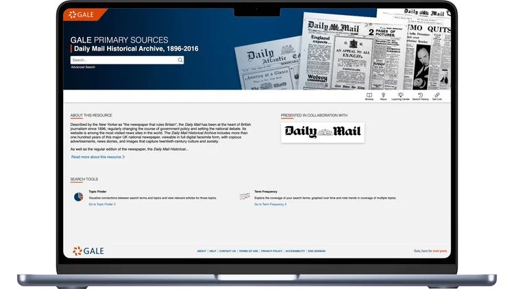Daily Mail Historical Archive — GALE