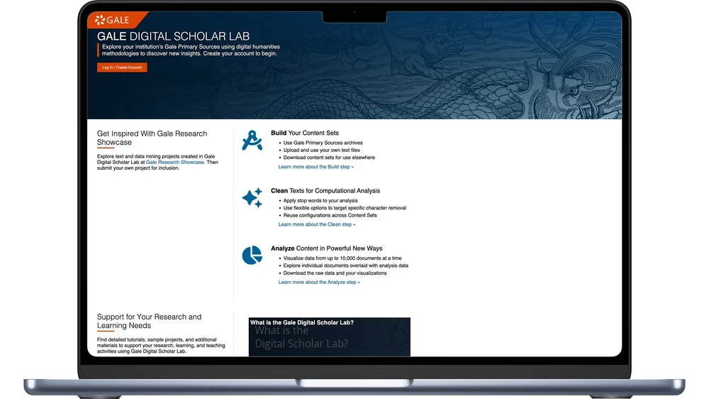 Gale Digital Scholar Lab — GALE