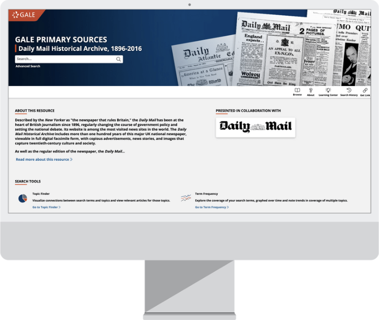 Gale Primary Sources: Historical Newspapers — GALE