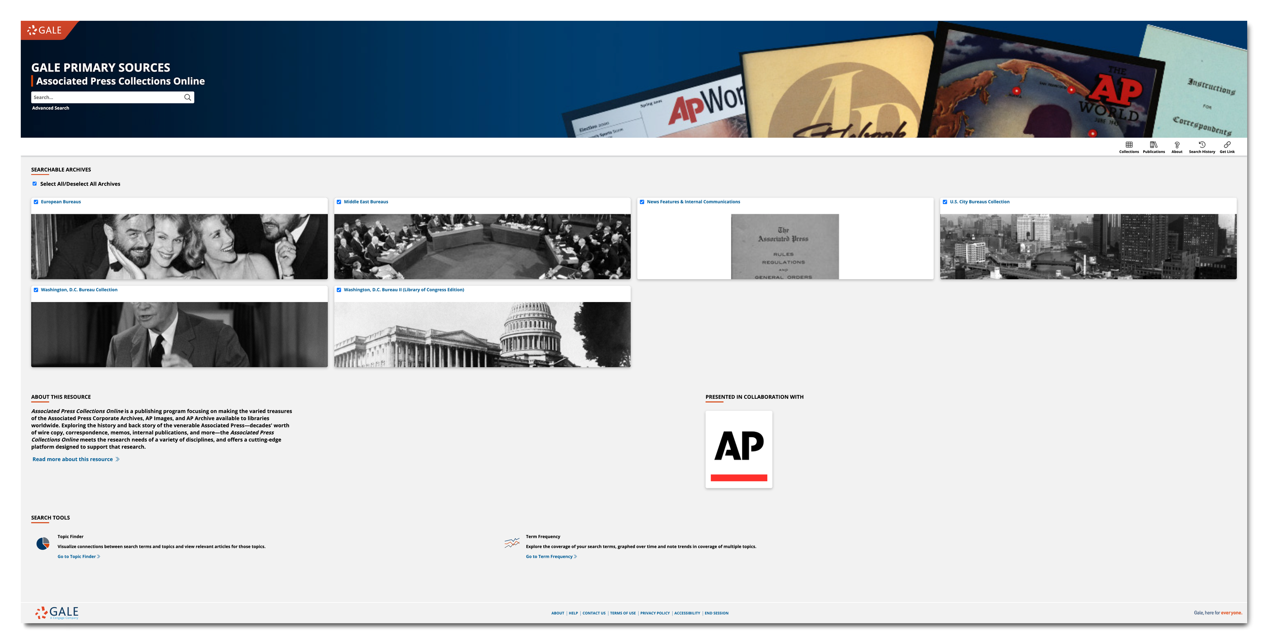 Associated Press Collections Online: European Bureaus — GALE