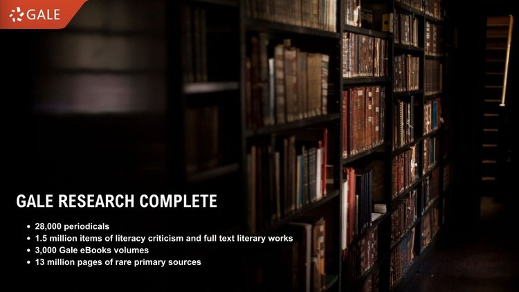 Gale Research Complete — GALE