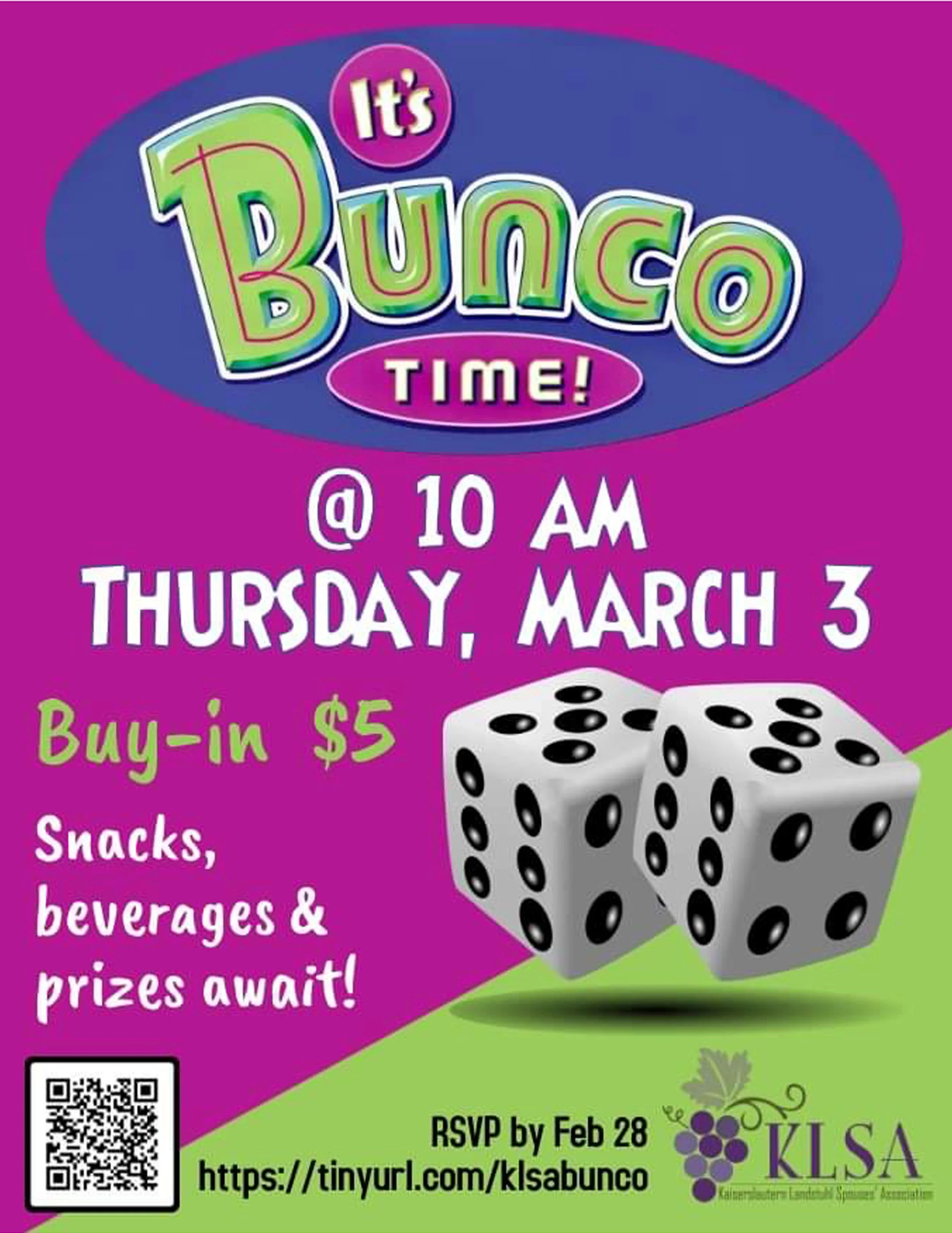 It's Bunco Time — KLSA