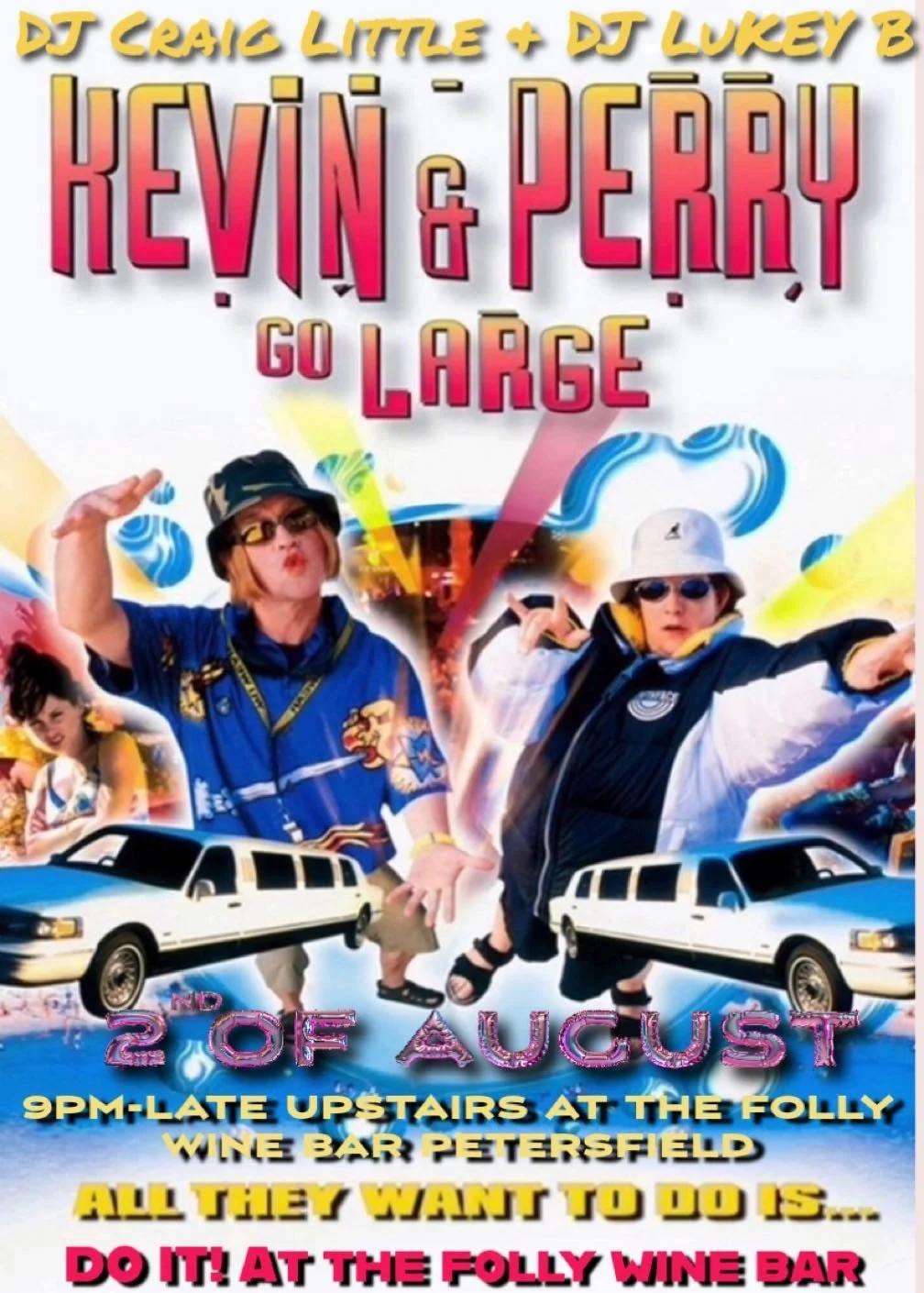 Kevin & Perry DJ Tribute Night — The Folly | Petersfield Pub & Restaurant