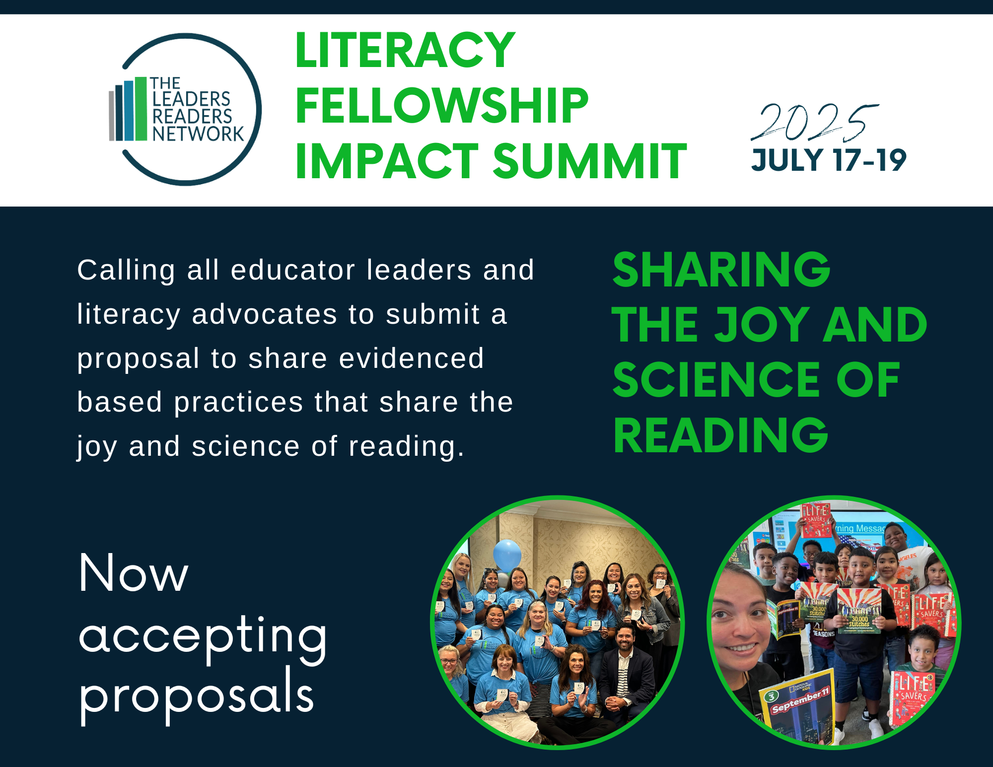 Literacy Fellowship Impact Summit Proposals — The Leaders Readers Network