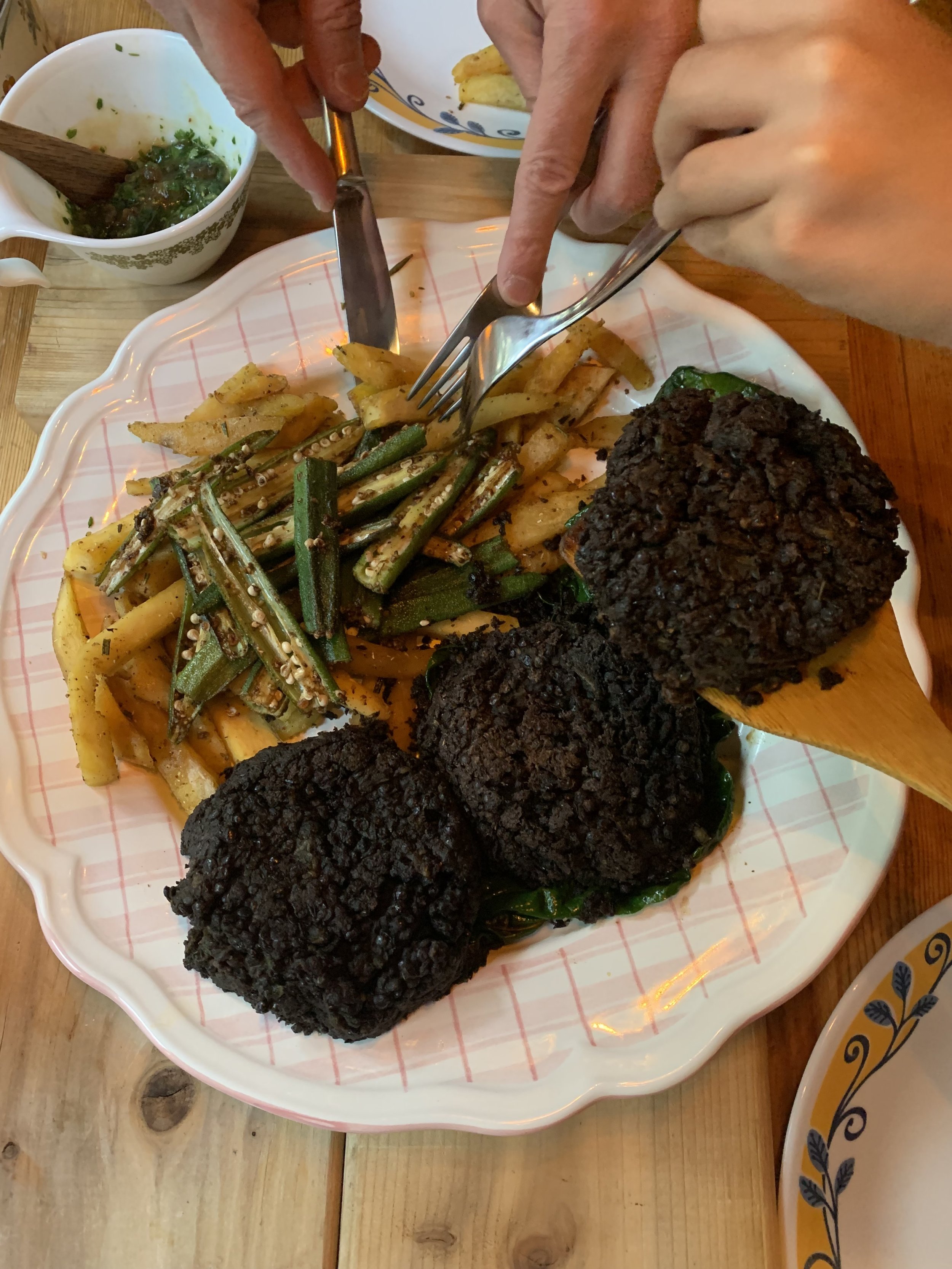 Beluga Lentil Burger — Heart Lotus Health