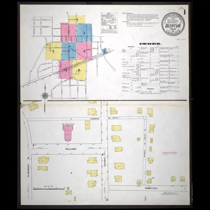 Working in Cabbagetown: Sanborn Maps — MT Studio