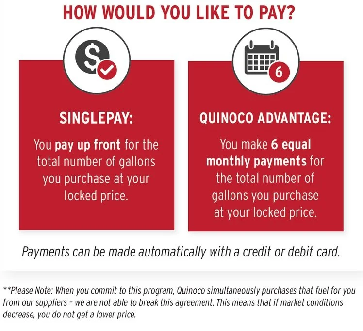 Quinoco Fuel Plans Available Starting May 1st — Quinoco