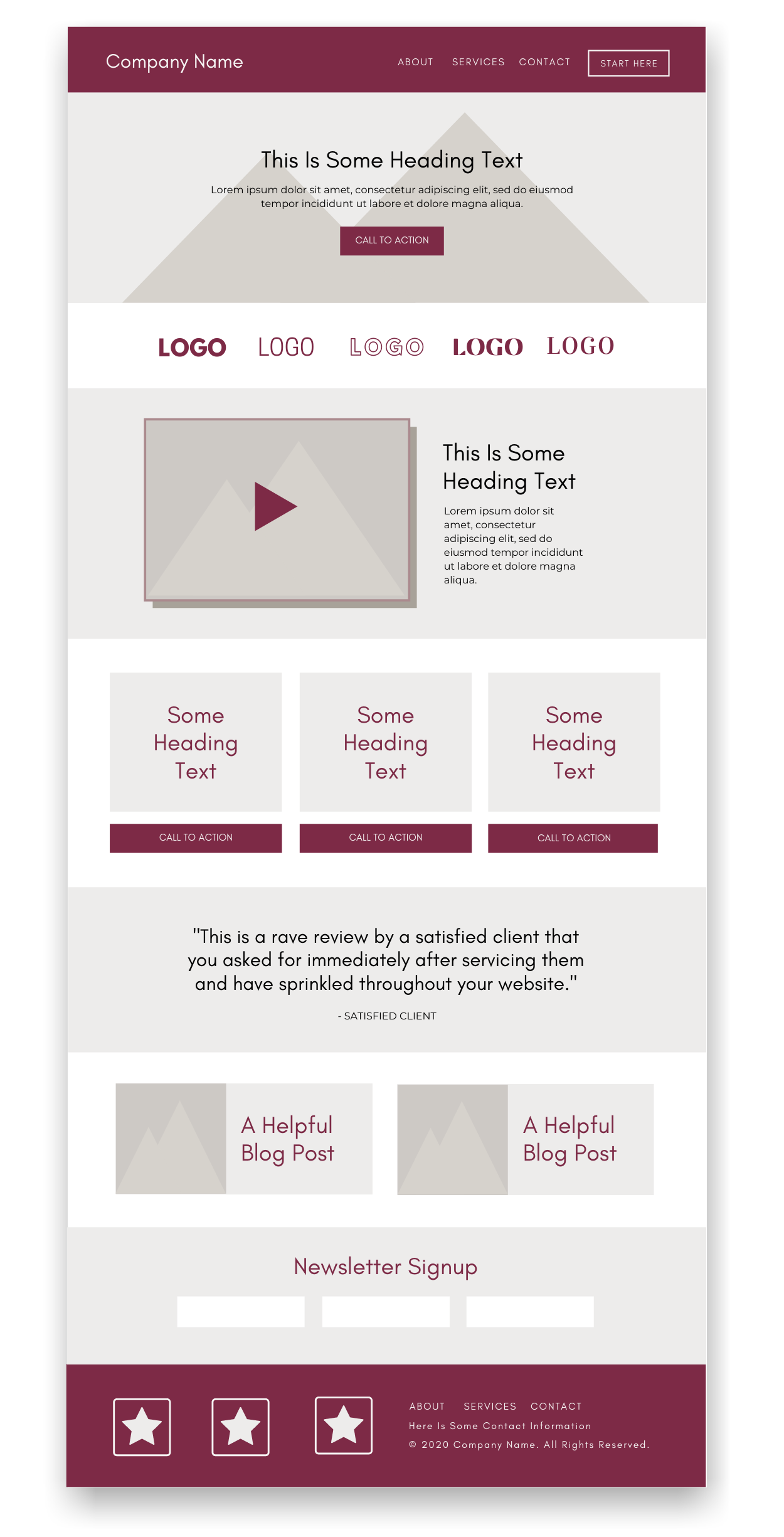 Sales Page Template — DAVIS HUMPHRIES DESIGN